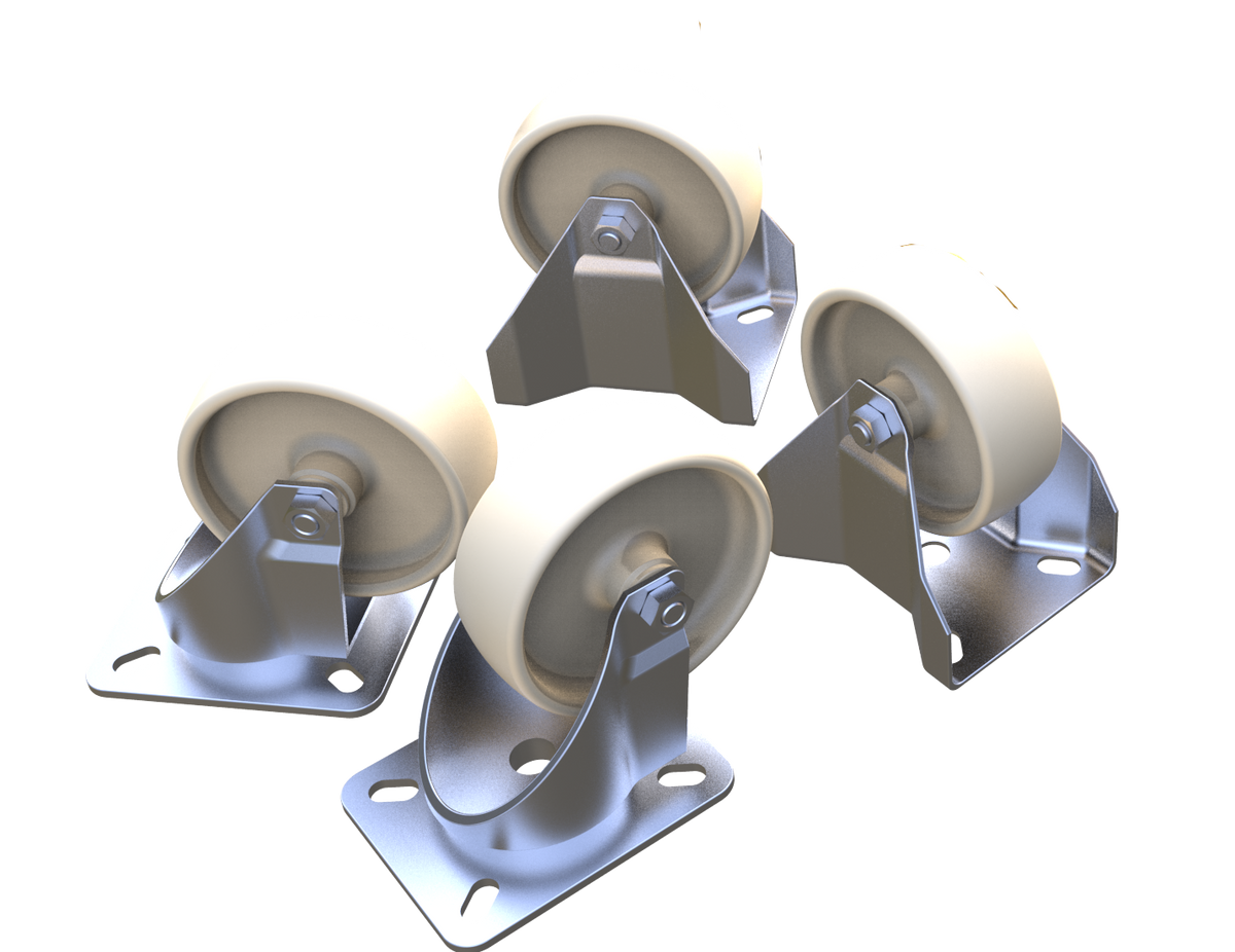 Skip Wheels - Tipping Skip Castors | Forklift Skip Market